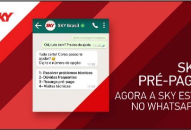 WhatsApp SKY - Assine Sky no 0800 303 4004